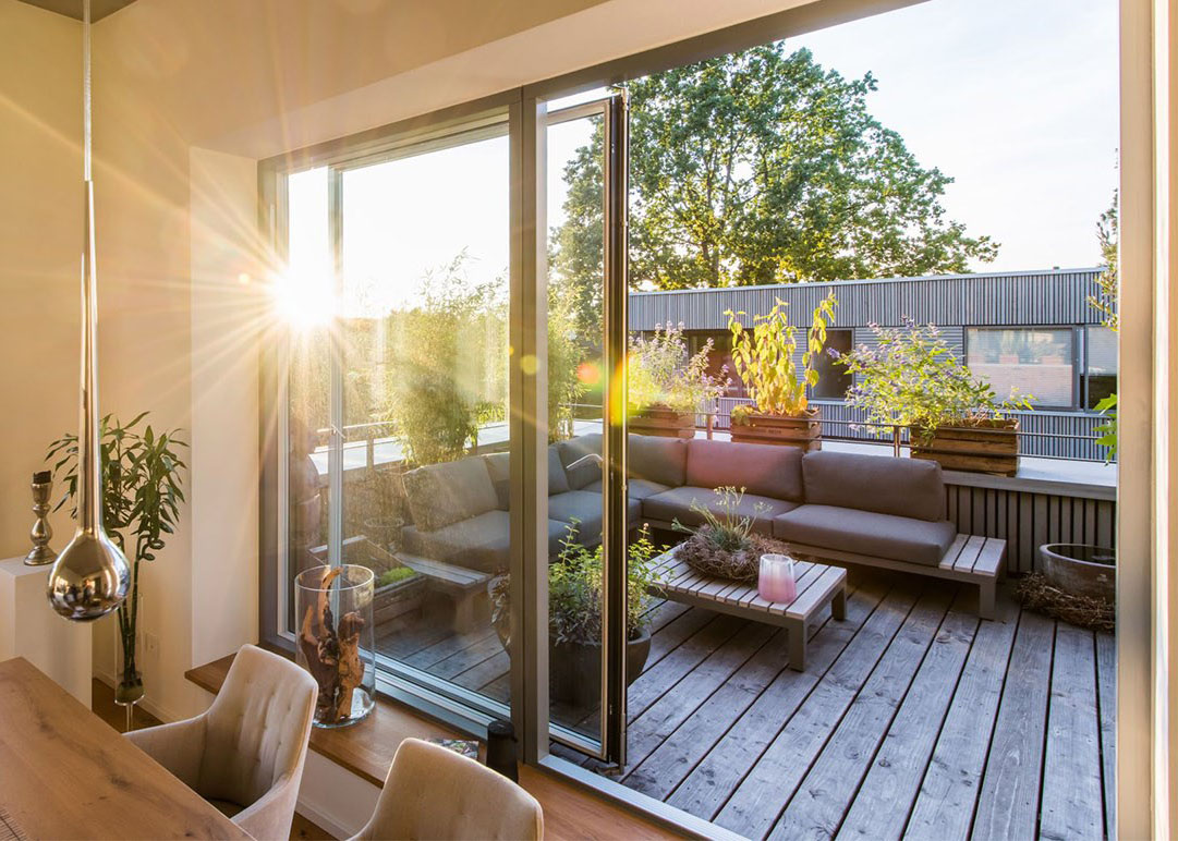 Velfac Aluminium Clad Sliding Doors | Burgess